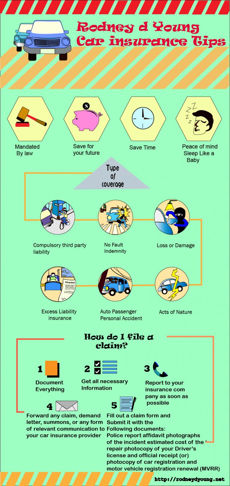 Rodney d Young Car Insurance Tips [INFOGRAPHIC]